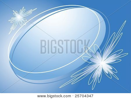 Blue Background Oval Vector & Photo (Free Trial) | Bigstock