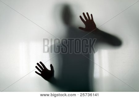 Shadowy Figure Behind Image & Photo (Free Trial) | Bigstock
