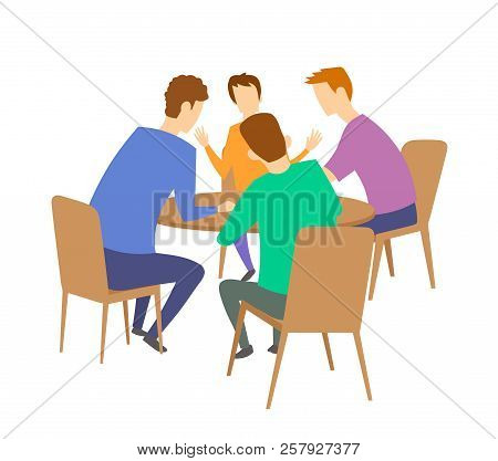 Round Table Discussion Images, Illustrations & Vectors (Free) - Bigstock
