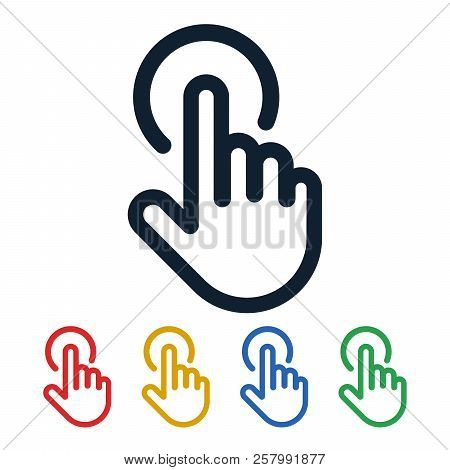 Click Icons, Hand Vector & Photo (Free Trial) | Bigstock