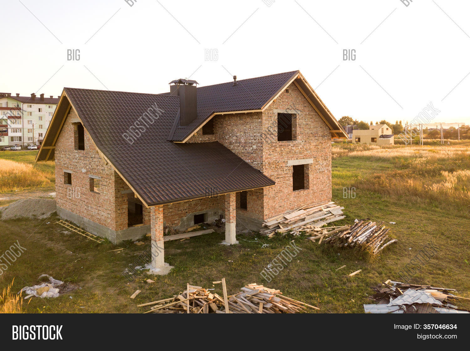 Unfinished Brick House Image & Photo (Free Trial) | Bigstock