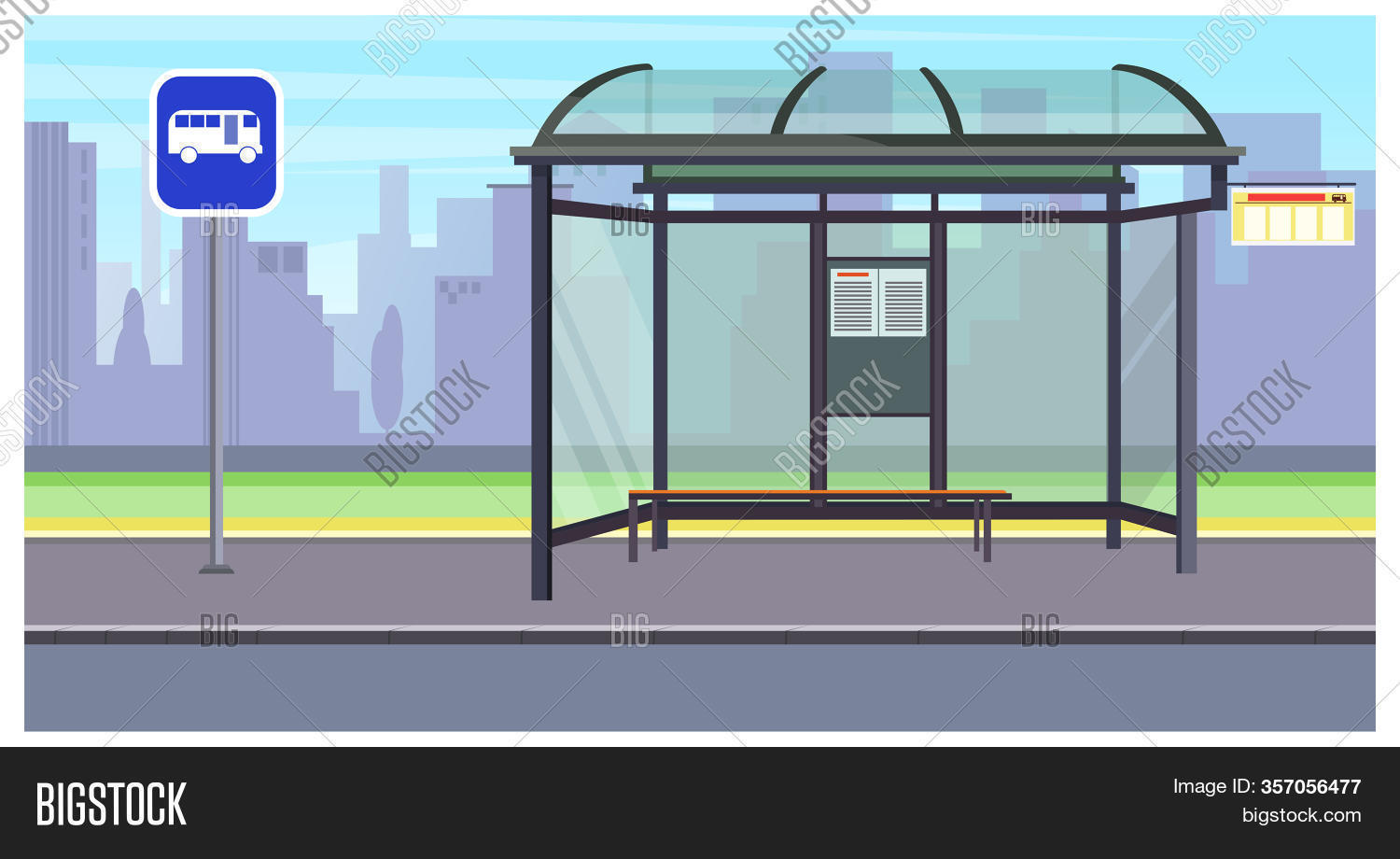 Cityscape Empty Bus Image & Photo (Free Trial) | Bigstock