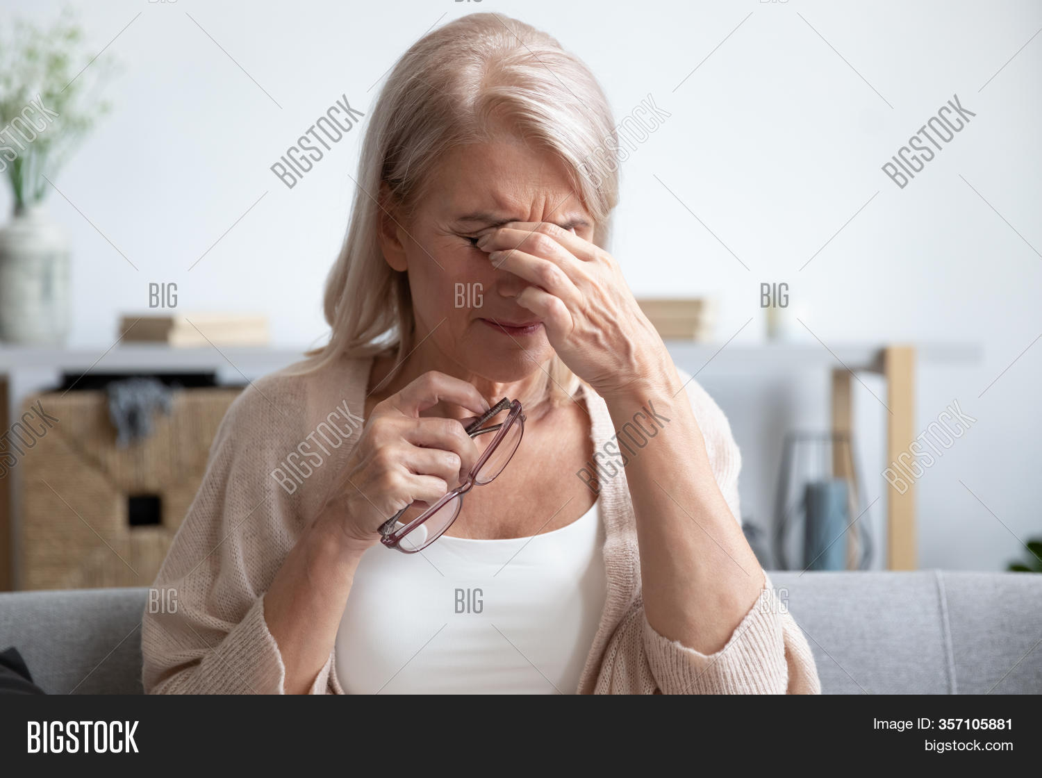 Tired Older Lady Image & Photo (Free Trial) | Bigstock