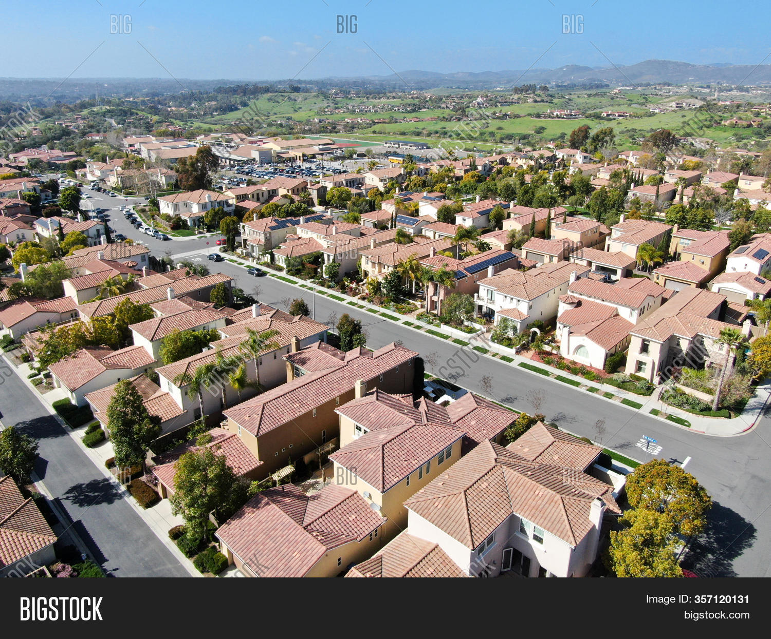 Aerial View Suburban Image & Photo (Free Trial) | Bigstock
