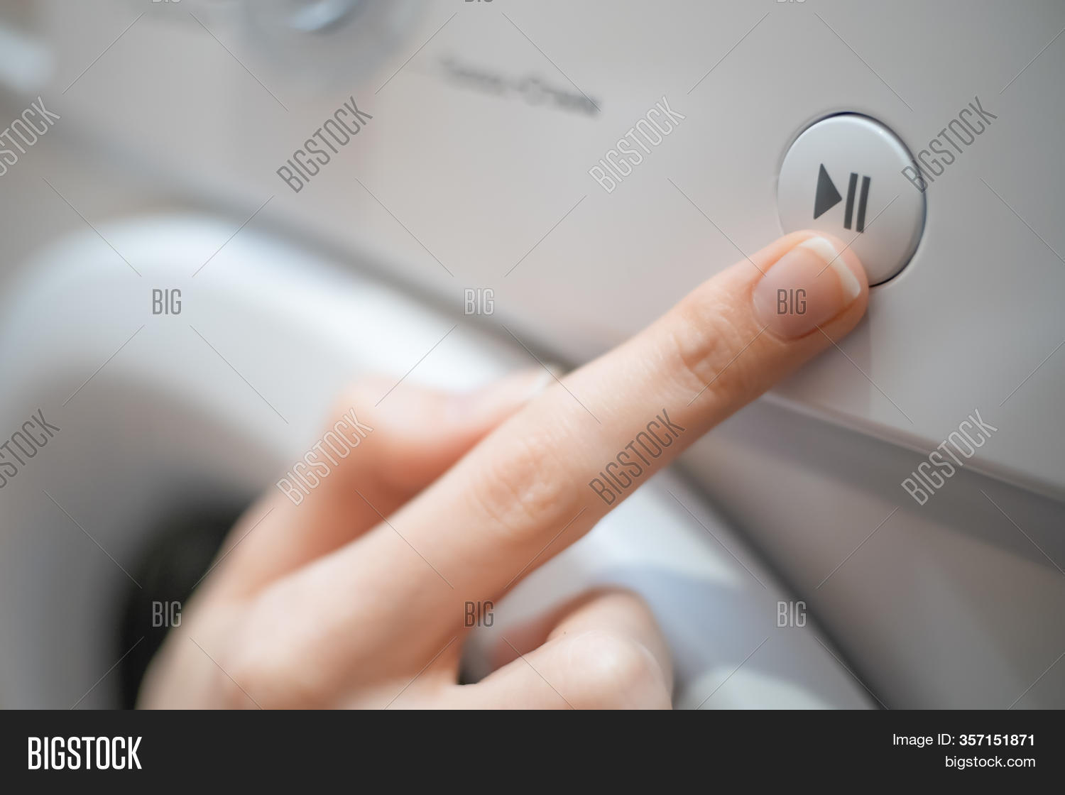 Girl's Hand Presses Image & Photo (Free Trial) | Bigstock