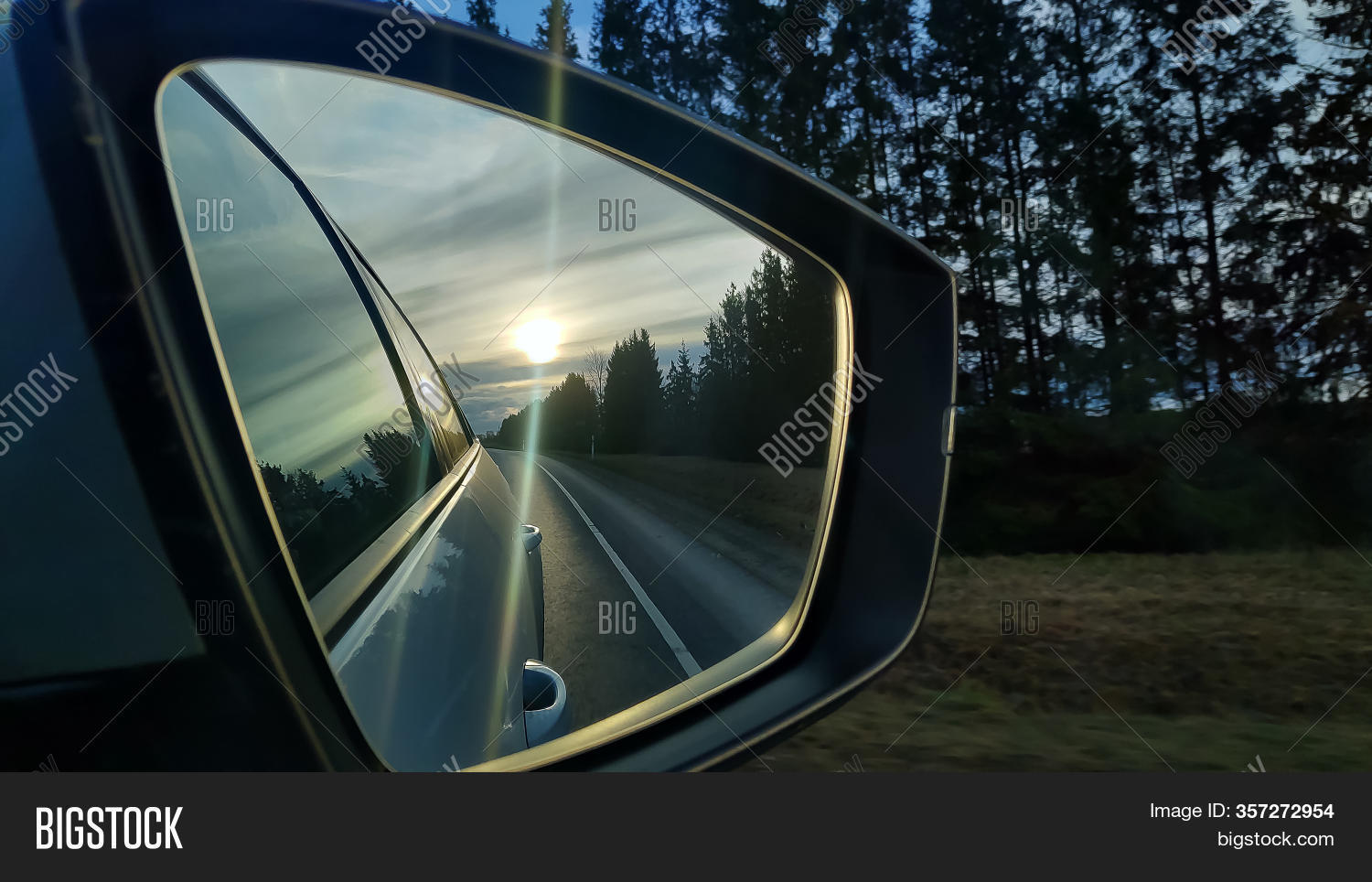 Reflection Highway Car Image & Photo (Free Trial) | Bigstock