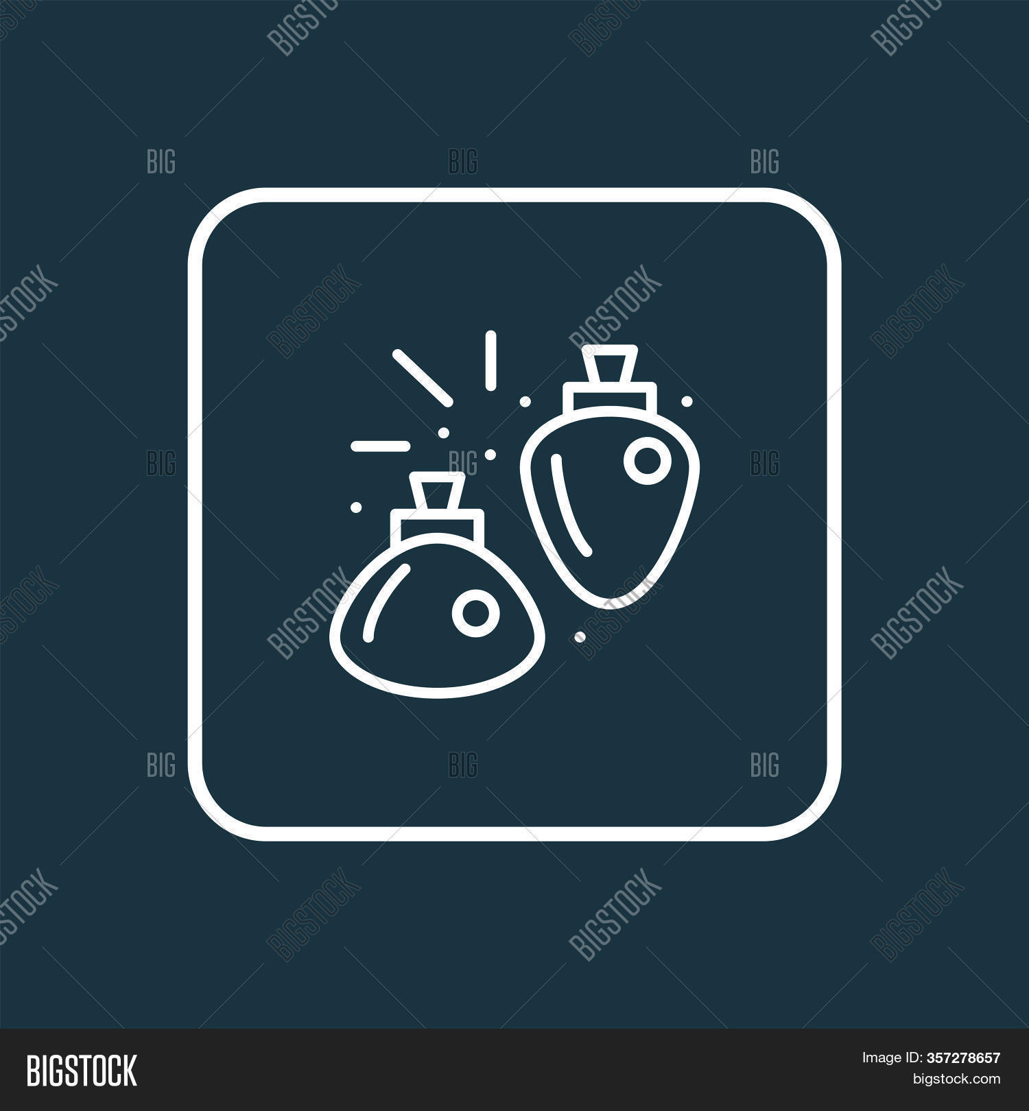 Mana Potion Icon Line Image & Photo (Free Trial) | Bigstock