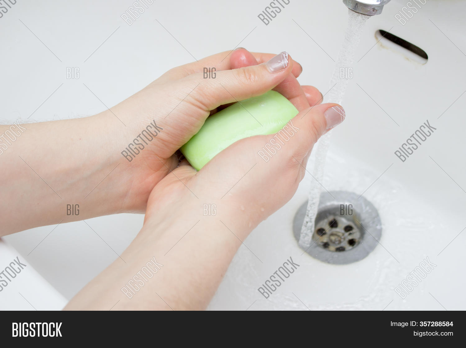Woman Use Soap Washing Image & Photo (Free Trial) | Bigstock
