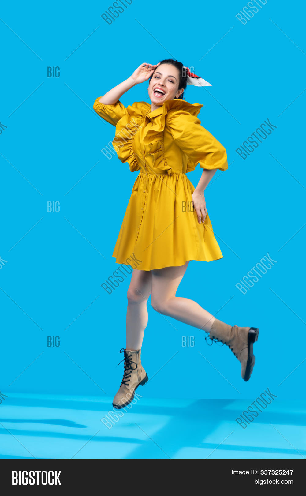 Young Woman Mustard Image & Photo (Free Trial) | Bigstock