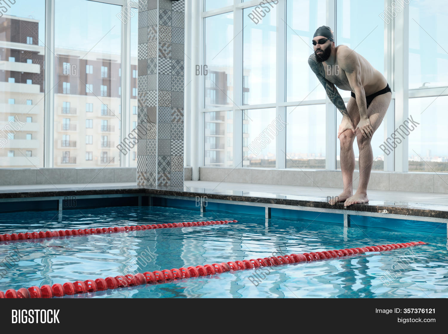 Fit Bearded Man Image & Photo (Free Trial) | Bigstock