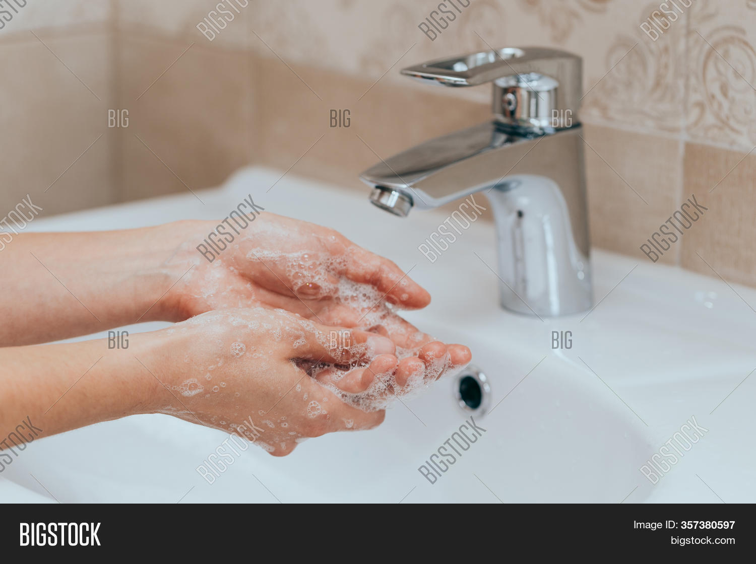 Woman Use Soap Washing Image & Photo (Free Trial) | Bigstock