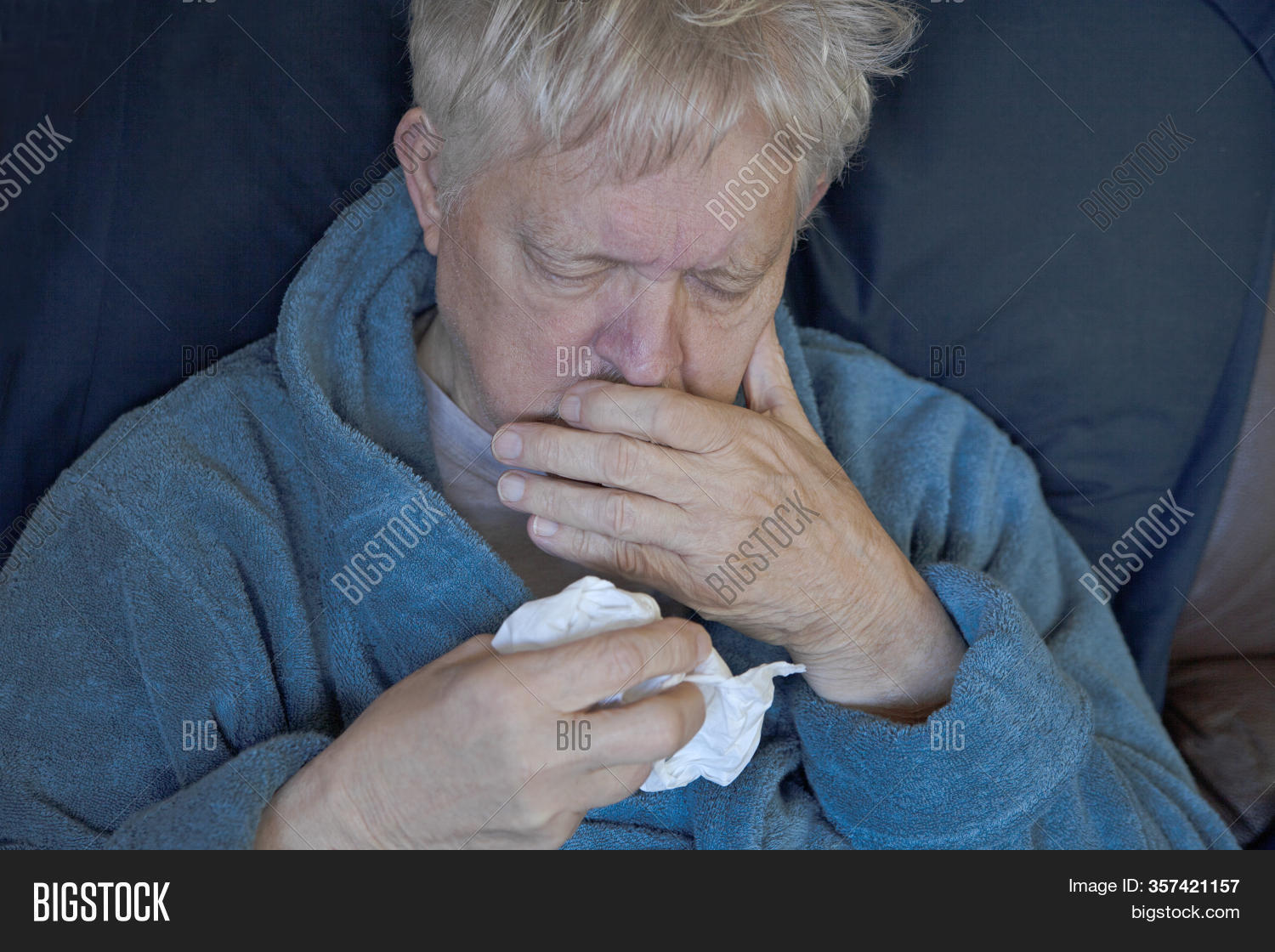 Sick Older Man Image & Photo (Free Trial) | Bigstock