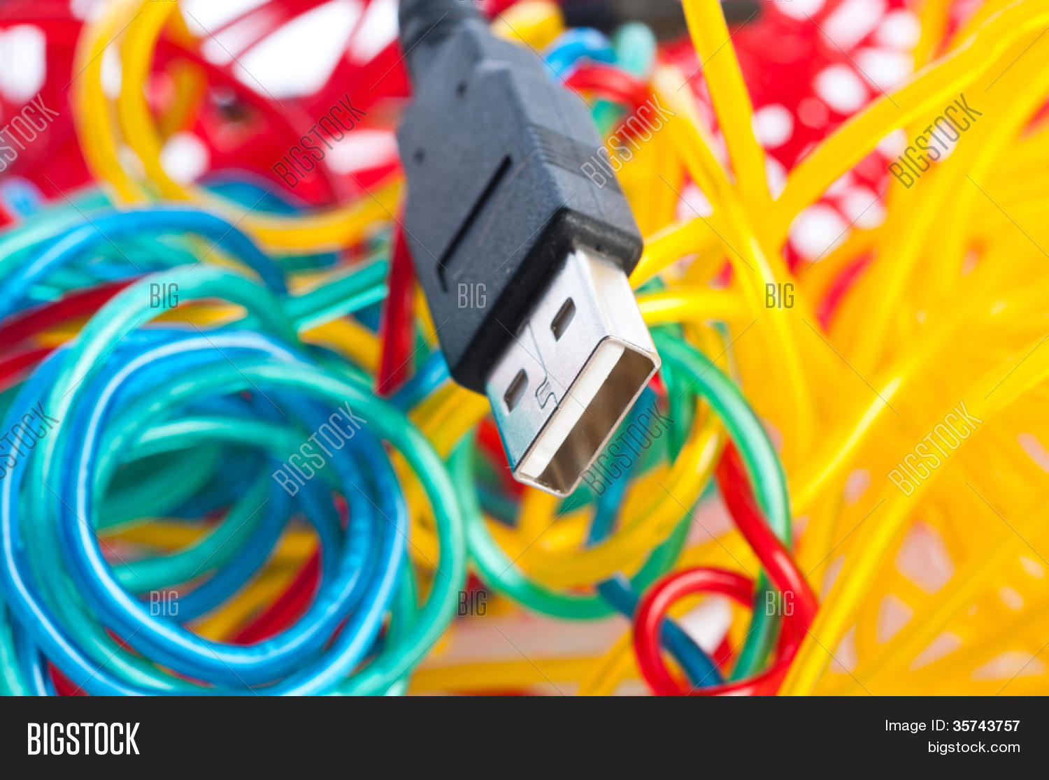 Colorfull Cables Image & Photo (Free Trial) | Bigstock