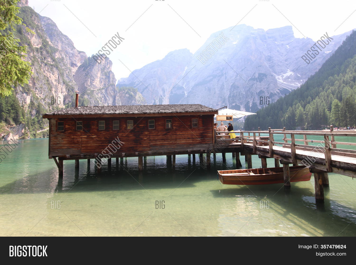 Wooden Hut On Lake Image & Photo (Free Trial) | Bigstock
