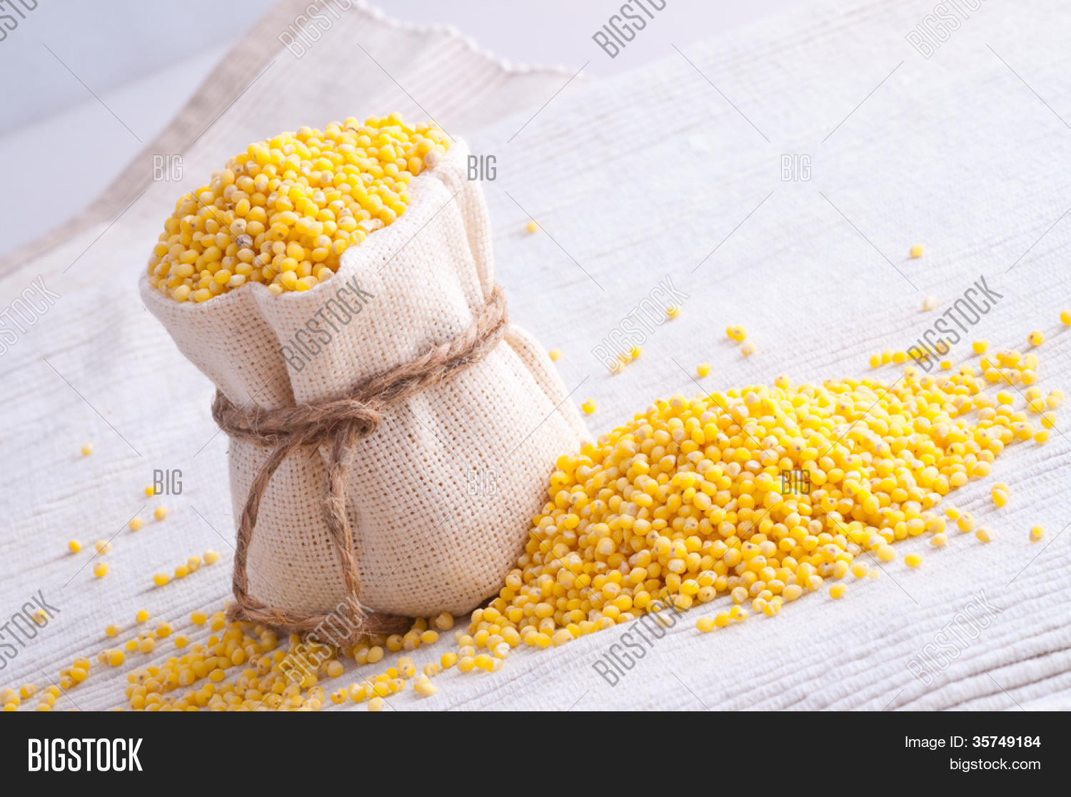 Raw Millet Small Sack Image & Photo (Free Trial) | Bigstock
