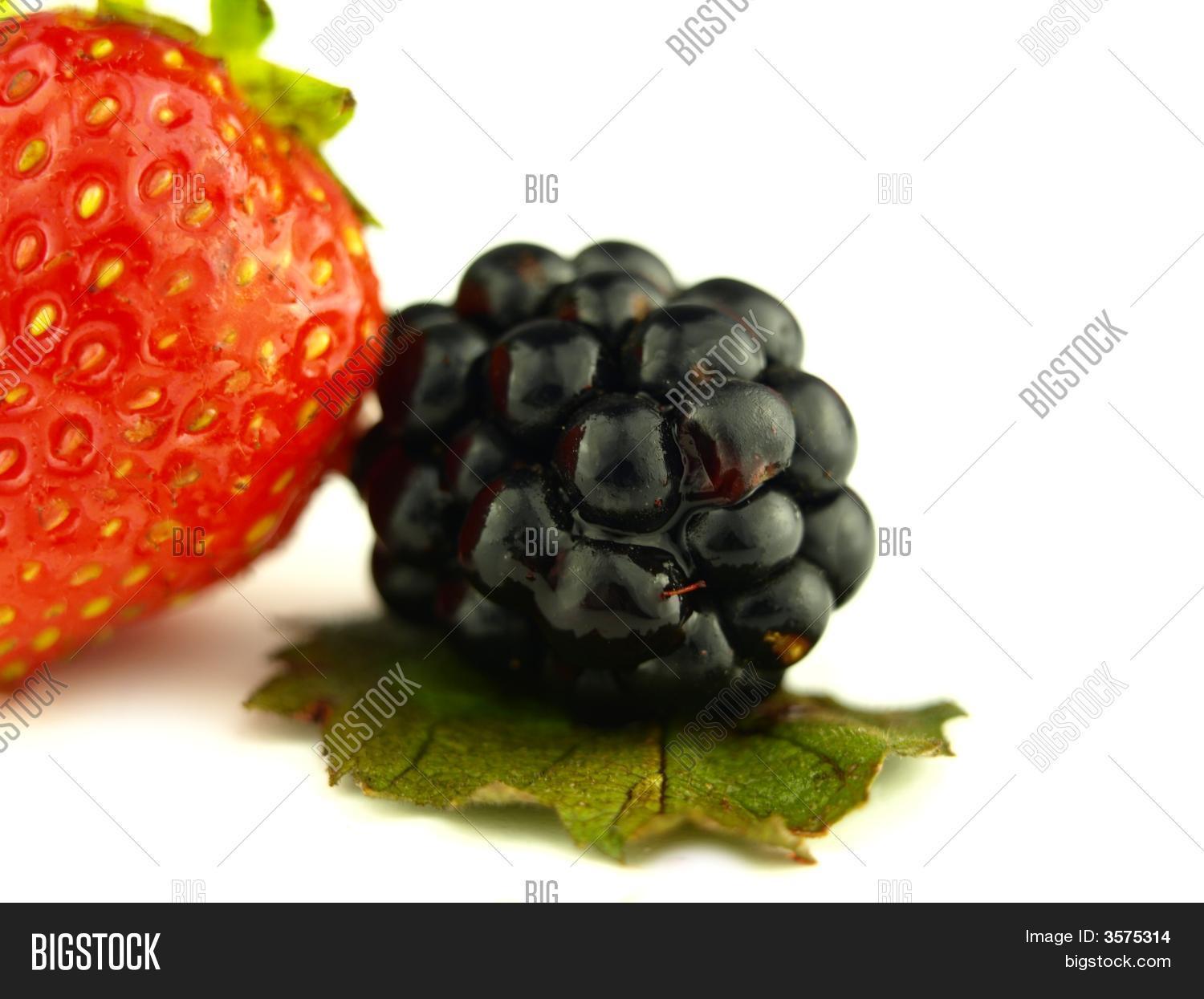 Blackberry Strawberry Image & Photo (Free Trial) | Bigstock