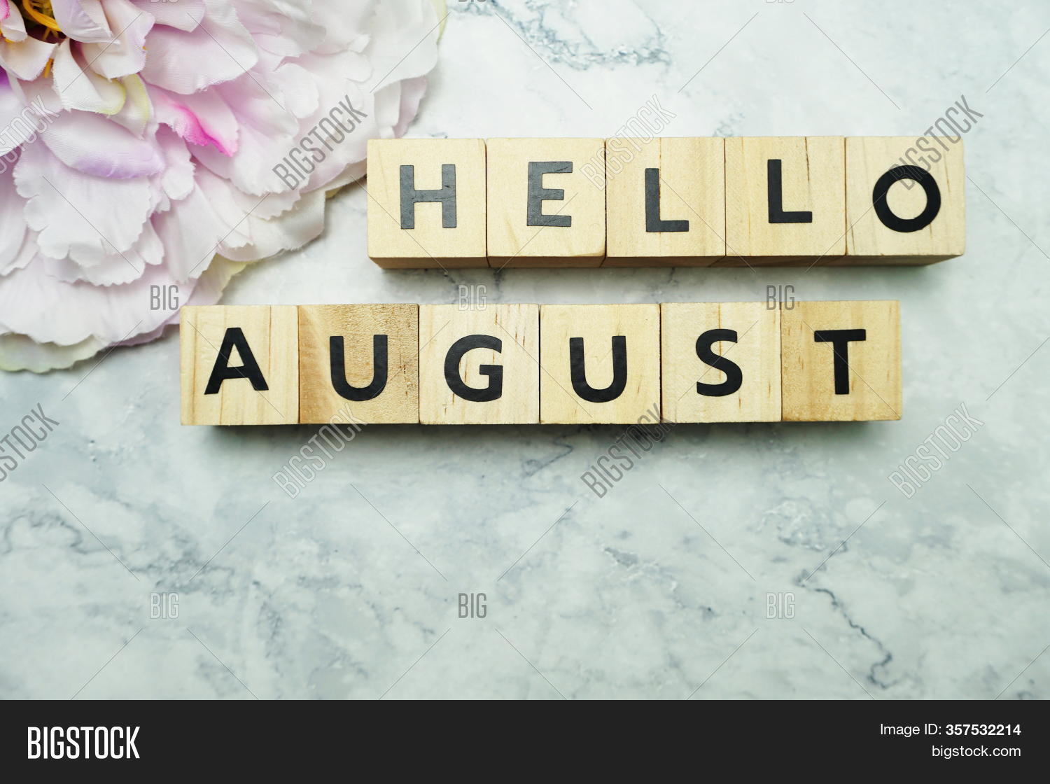 Hello August Alphabet Image & Photo (Free Trial) | Bigstock