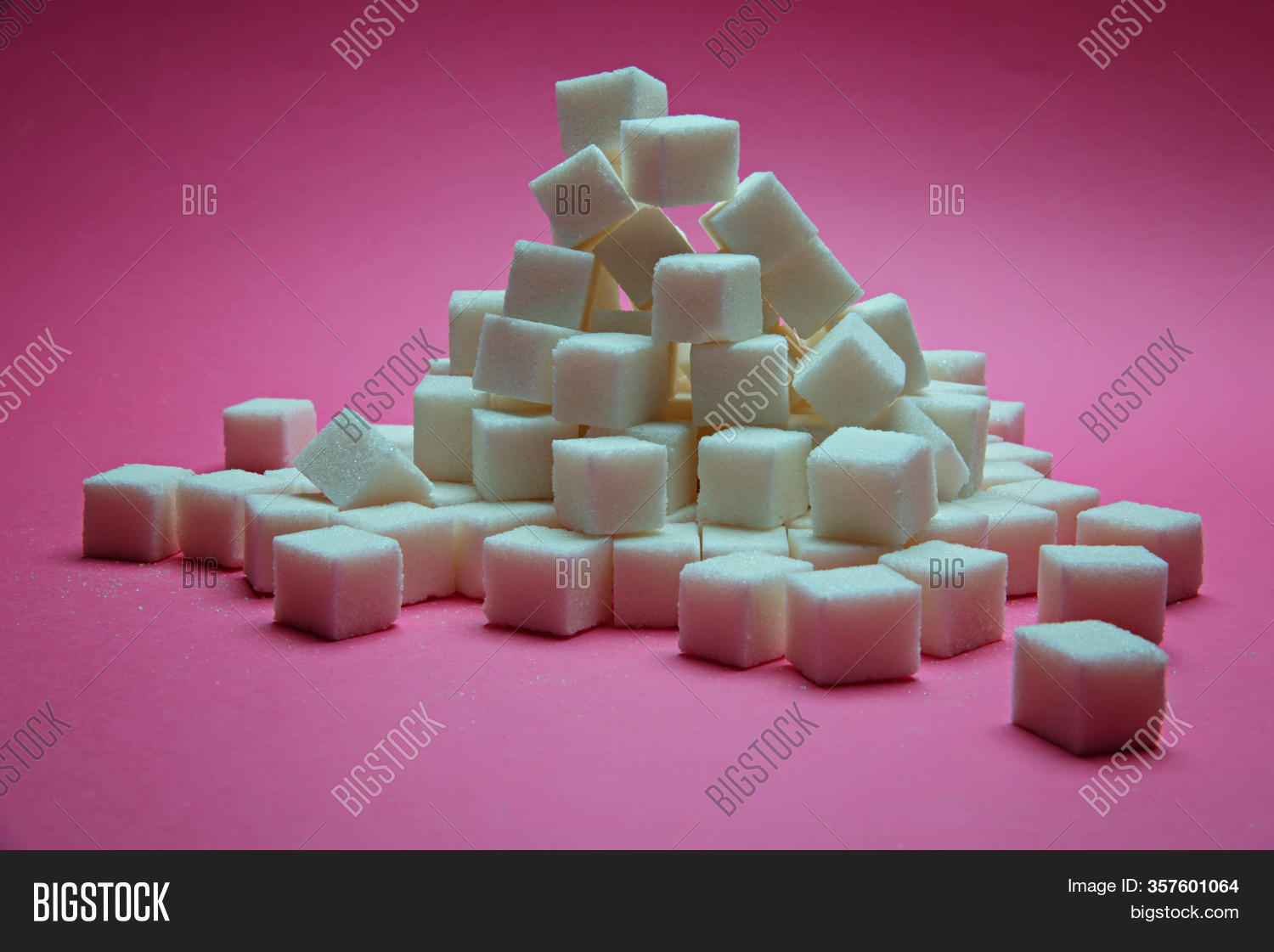 Pile Sugar Cubes On Image & Photo (Free Trial) | Bigstock