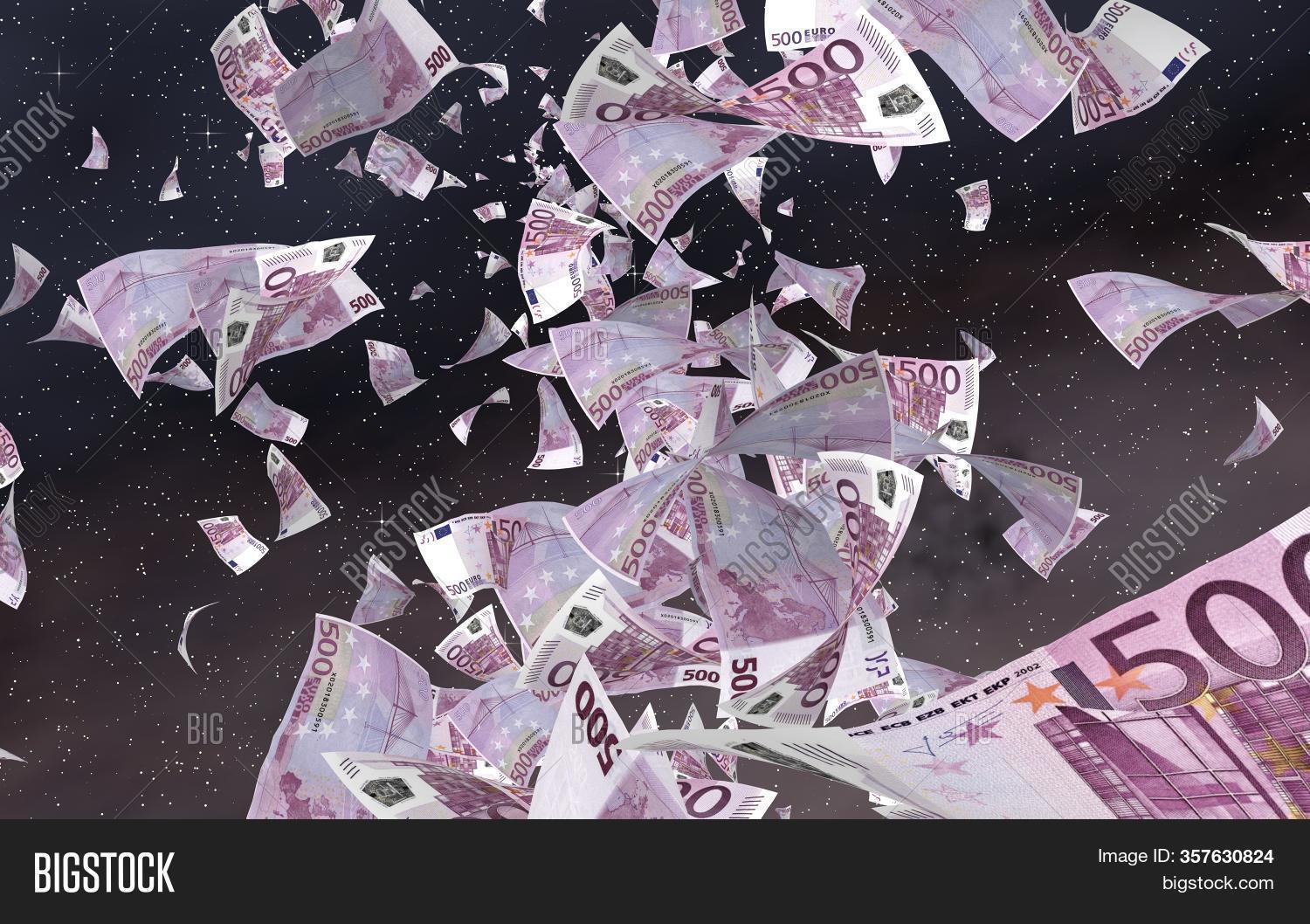 Flying Euro Banknotes Image & Photo (Free Trial) | Bigstock