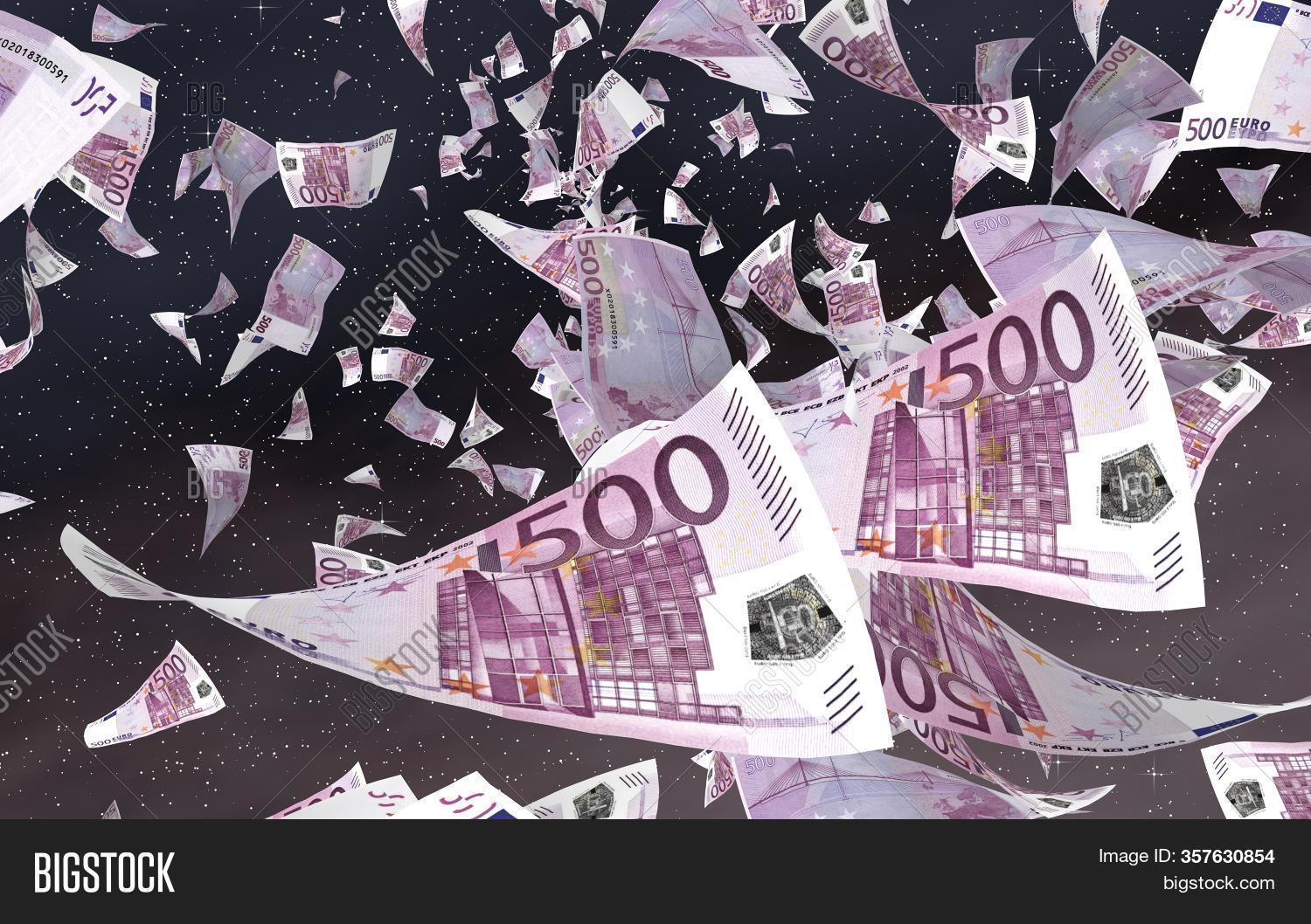 Flying Euro Banknotes Image & Photo (Free Trial) | Bigstock