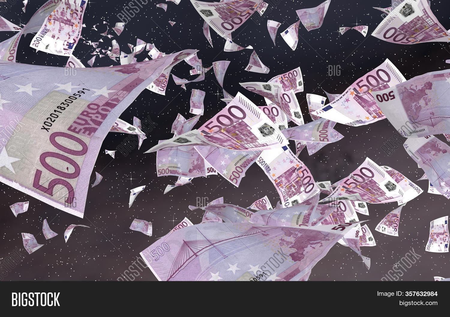 Flying Euro Banknotes Image & Photo (Free Trial) | Bigstock