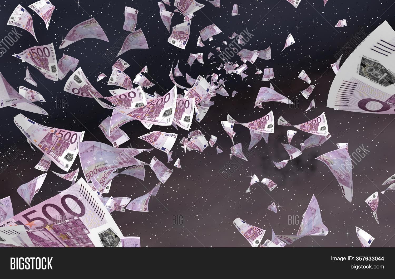 Flying Euro Banknotes Image & Photo (Free Trial) | Bigstock