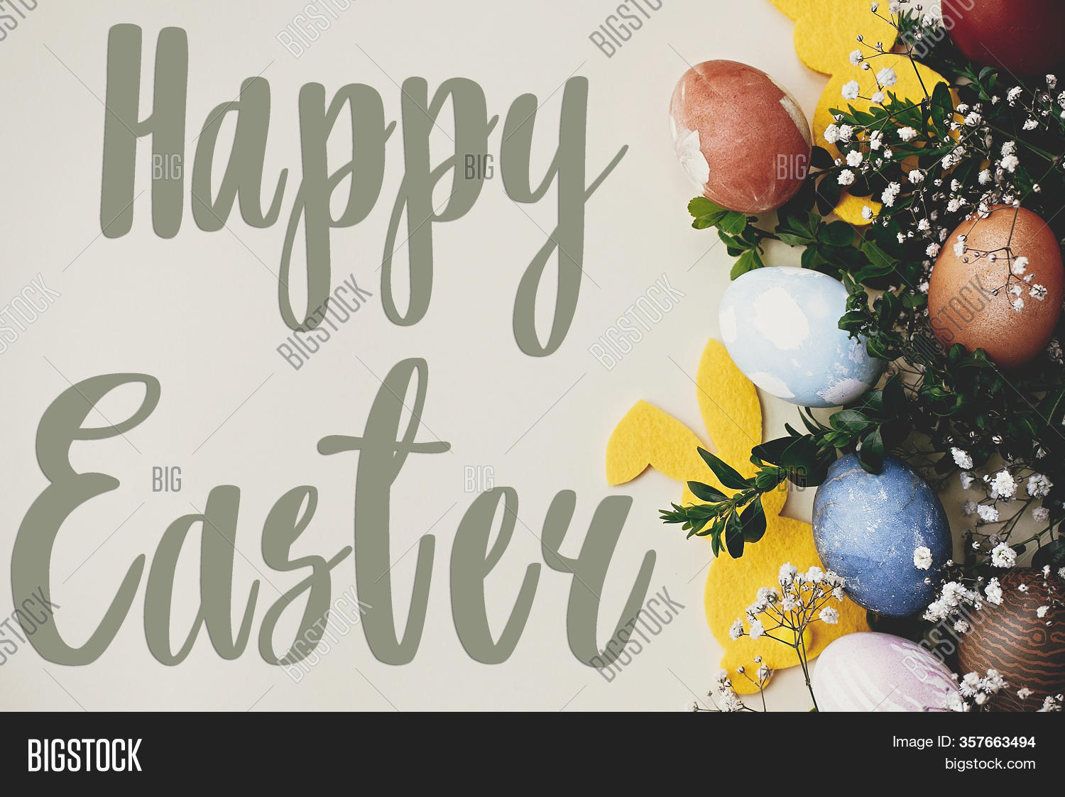 Happy Easter Text. Image & Photo (Free Trial) | Bigstock