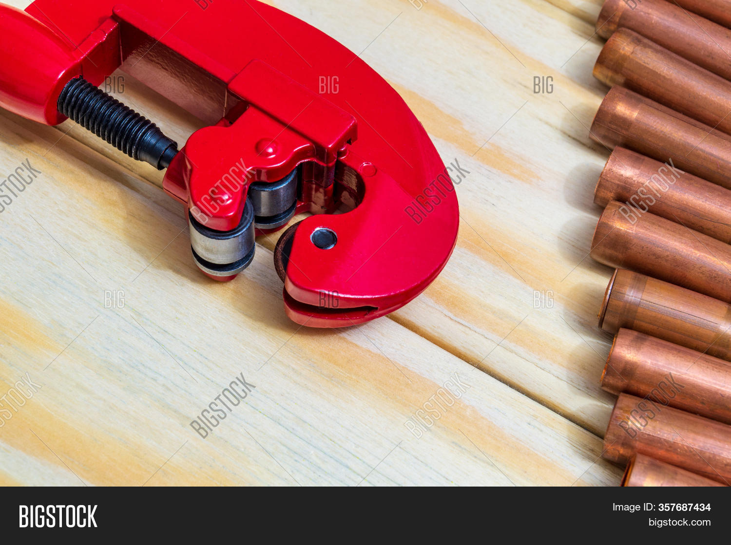 Red Pipe Cutter Copper Image & Photo (Free Trial) | Bigstock