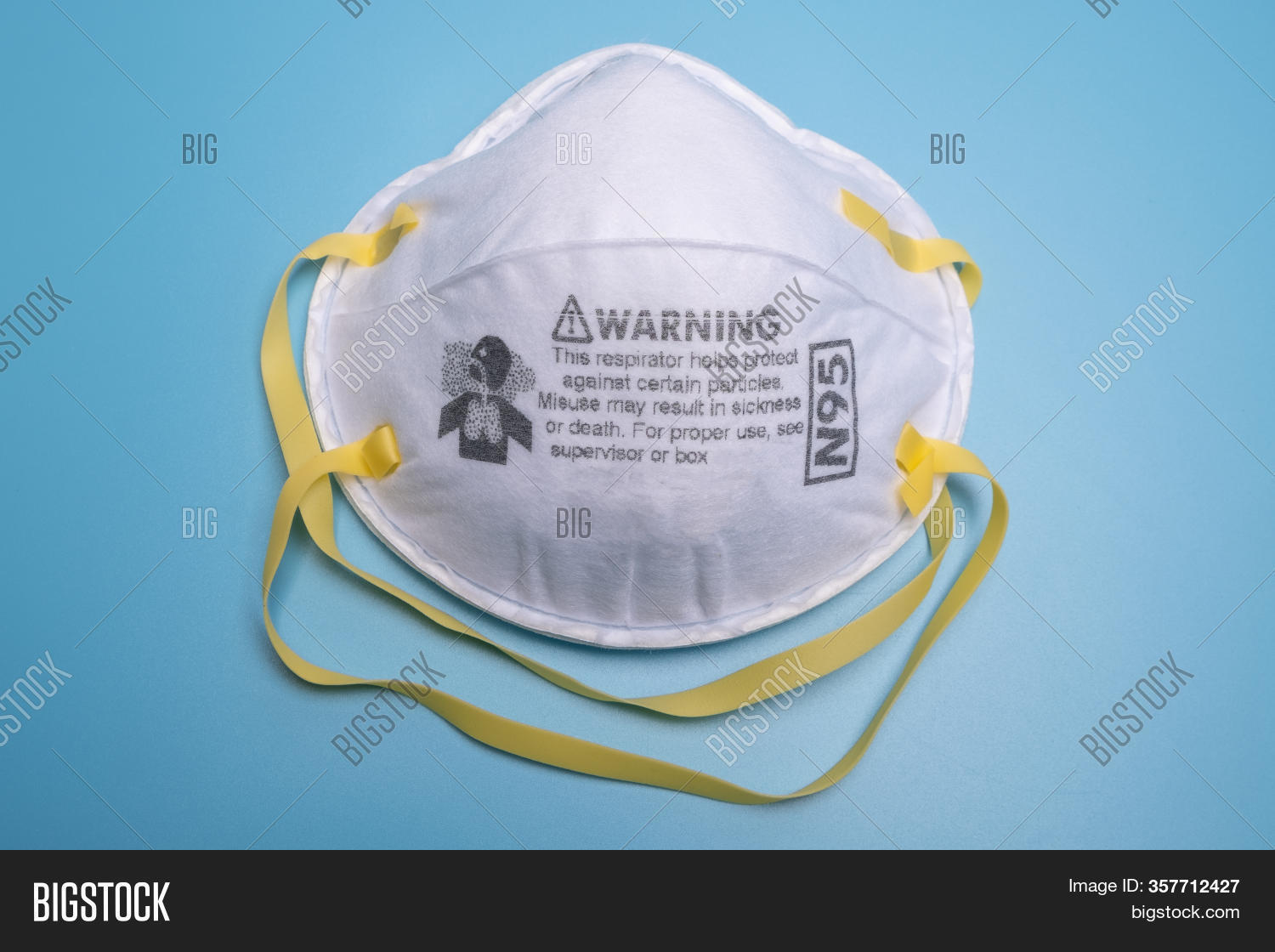 Closeup N95 Respirator Image & Photo (Free Trial) | Bigstock