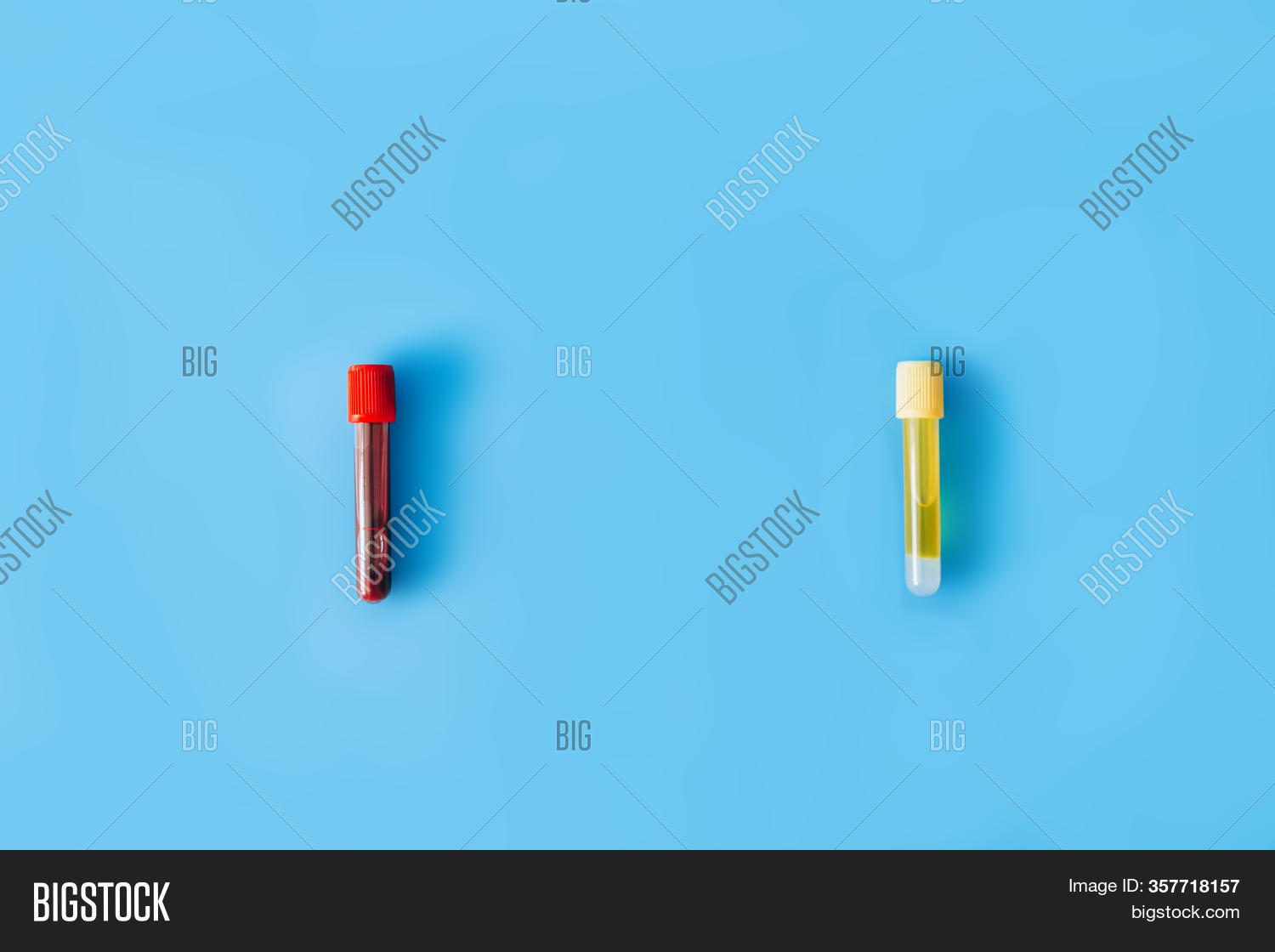 Two Test Tubes, One Image & Photo (Free Trial) | Bigstock