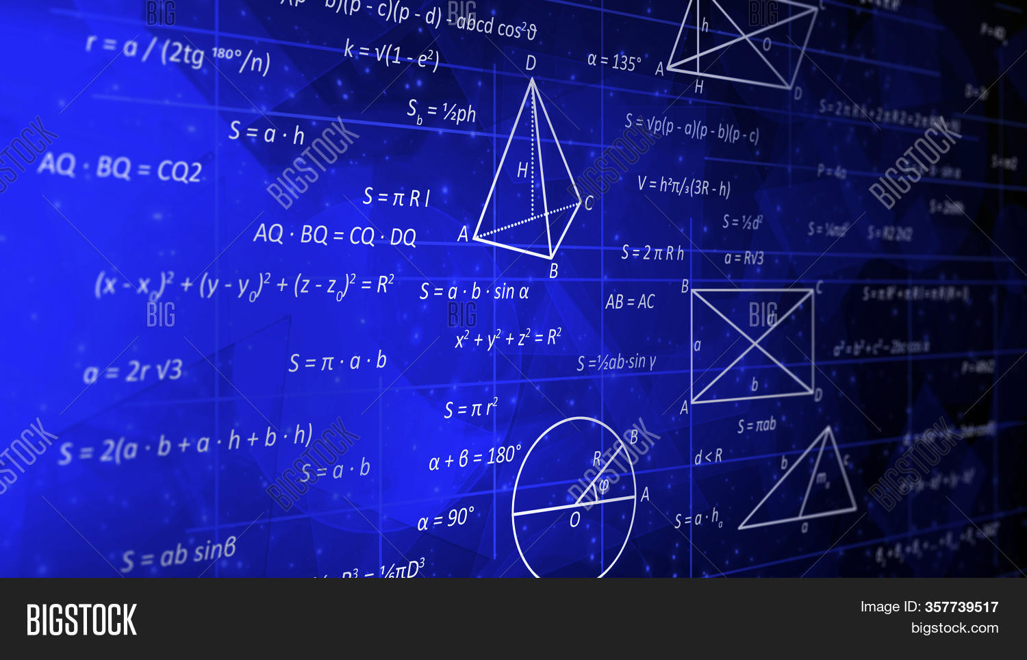 Blue Geometry Concept Image & Photo (Free Trial) | Bigstock