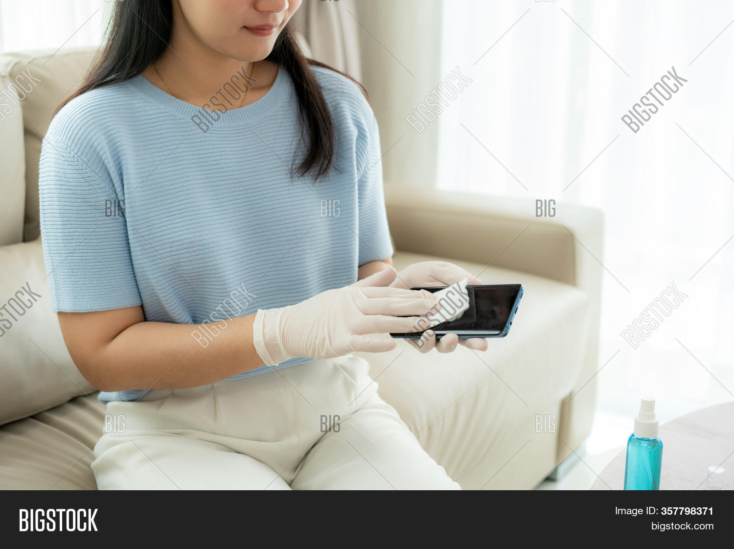 Asian Woman Spraying Image & Photo (Free Trial) | Bigstock