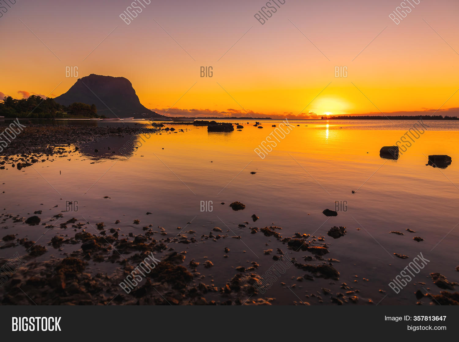 Quiet Glassy Ocean Image & Photo (Free Trial) | Bigstock