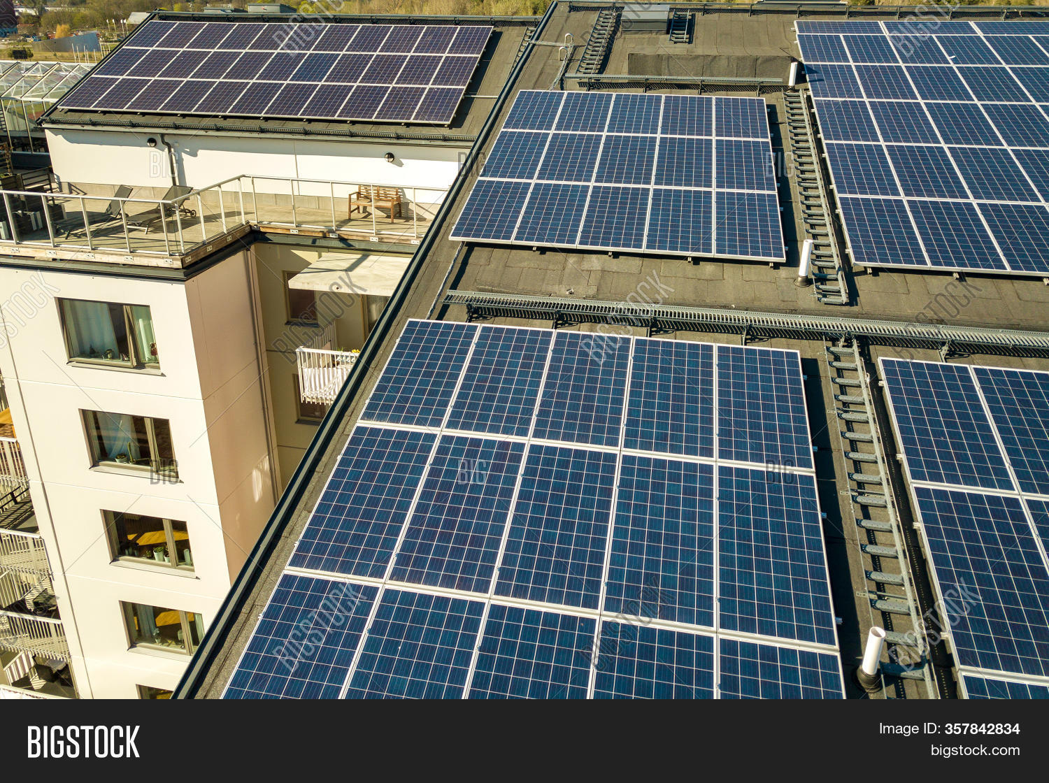 Aerial View Solar Image & Photo (Free Trial) | Bigstock