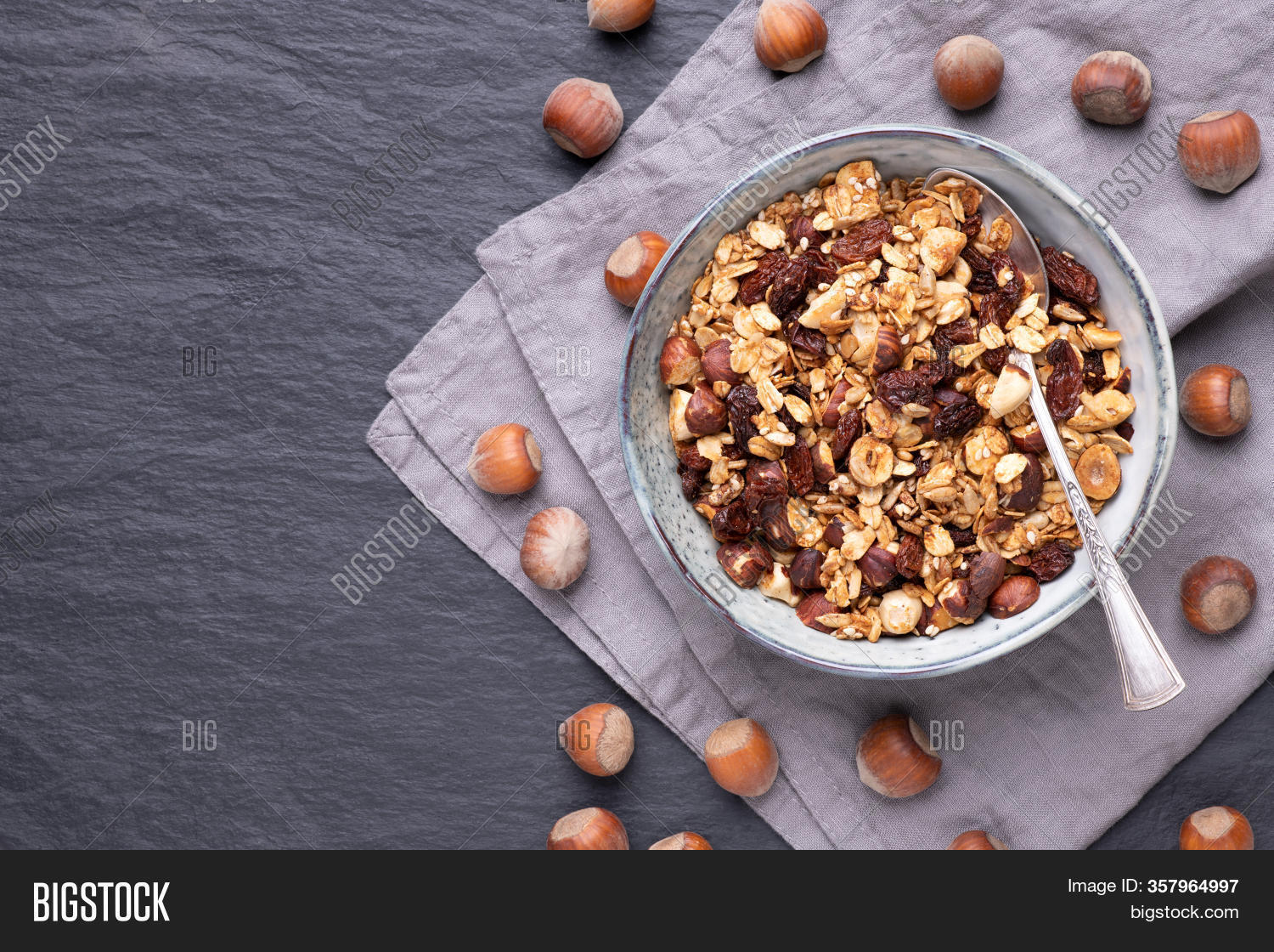 Homemade Granola Nuts Image & Photo (Free Trial) | Bigstock