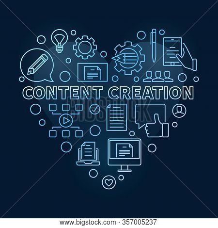 Content Creation Vector & Photo (Free Trial) | Bigstock