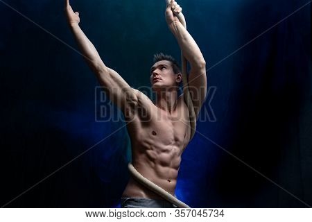 Muscular Male Circus Image & Photo (Free Trial) | Bigstock