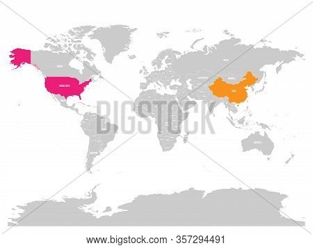 United States China Vector & Photo (Free Trial) | Bigstock