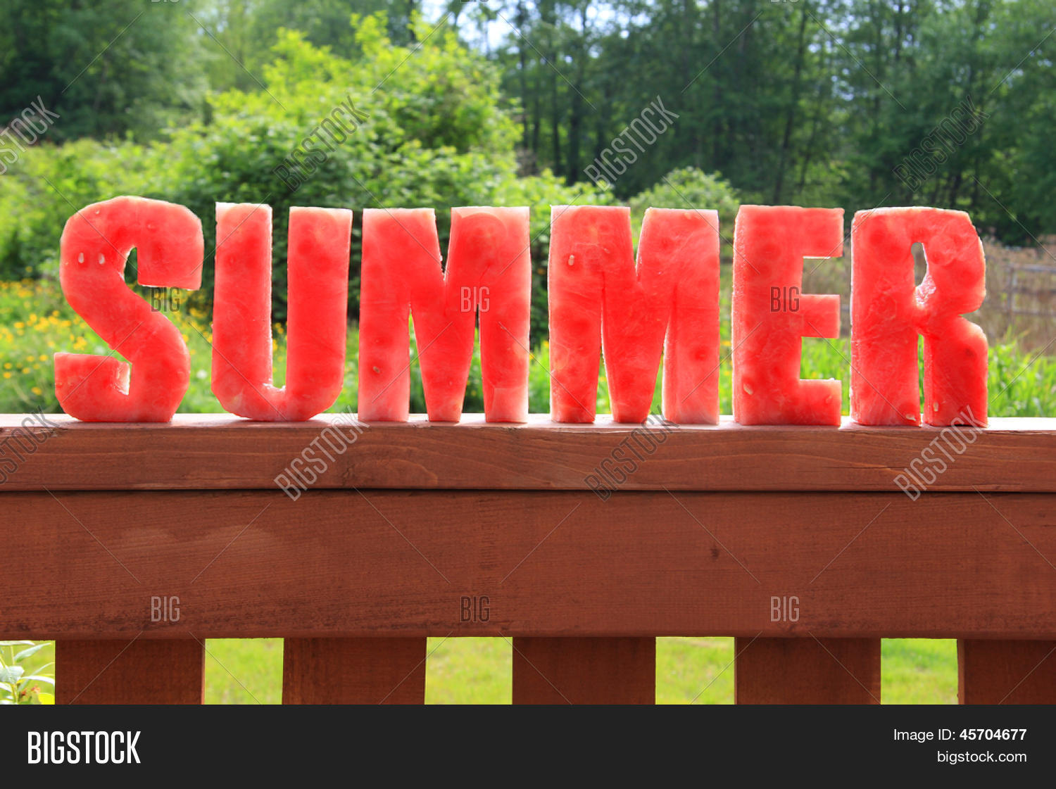 Summer Spelled Letters Image & Photo (Free Trial) | Bigstock