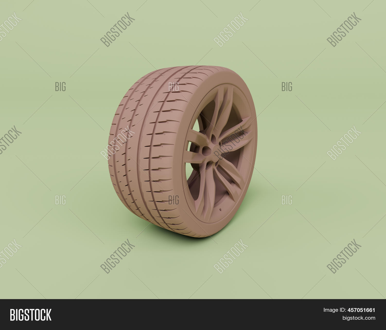 3d Render Tire Rim Image & Photo (Free Trial) | Bigstock