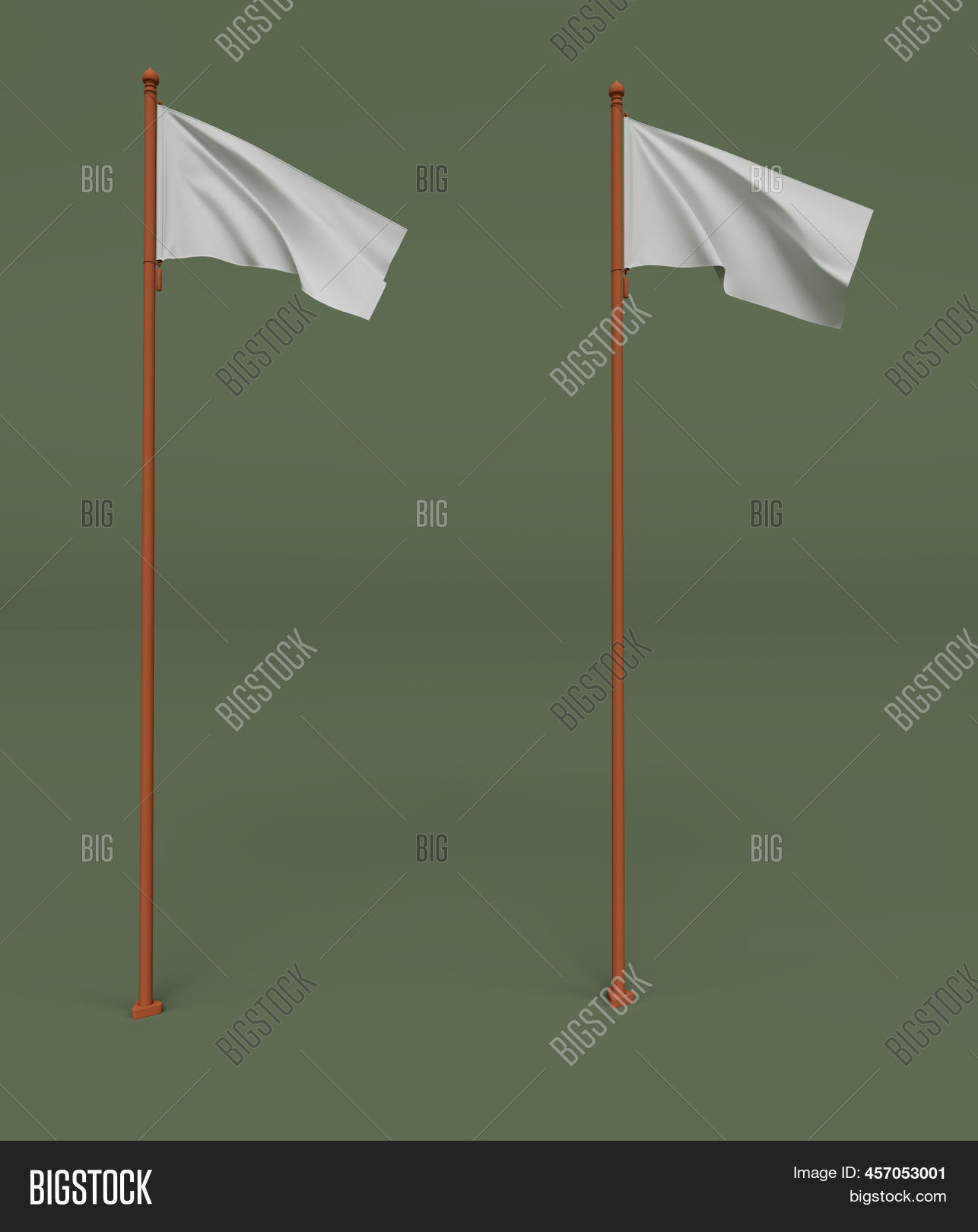 3d Render Flagpole Image & Photo (Free Trial) | Bigstock