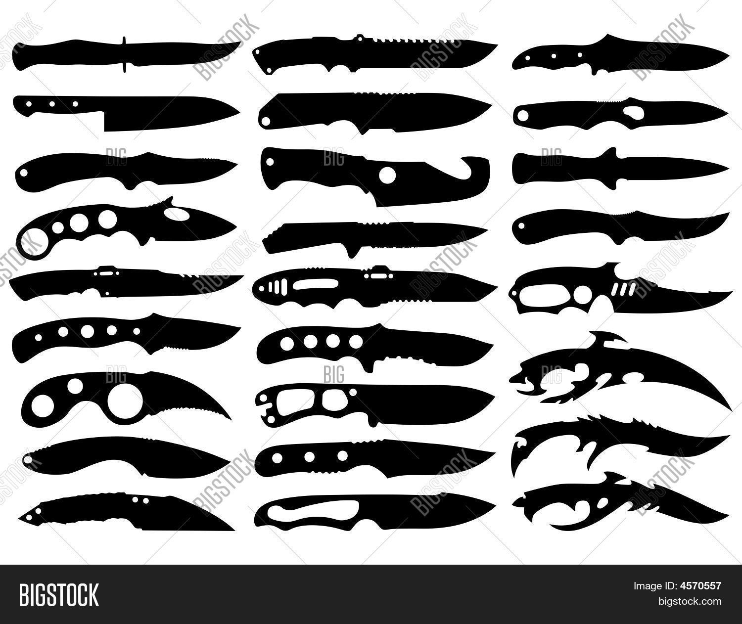 Silhouette Knife Image & Photo (Free Trial) | Bigstock
