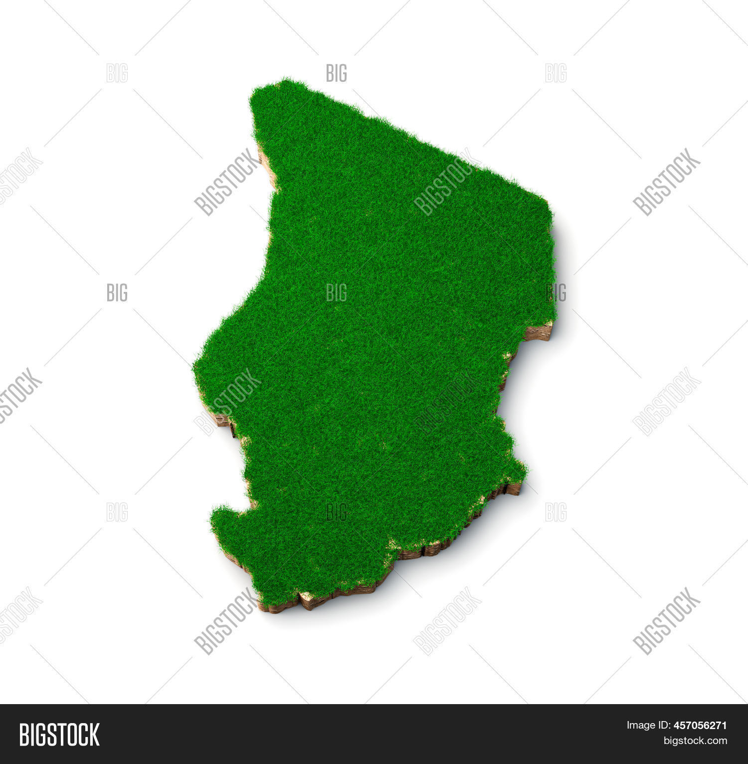Chad Map Soil Land Image & Photo (Free Trial) | Bigstock