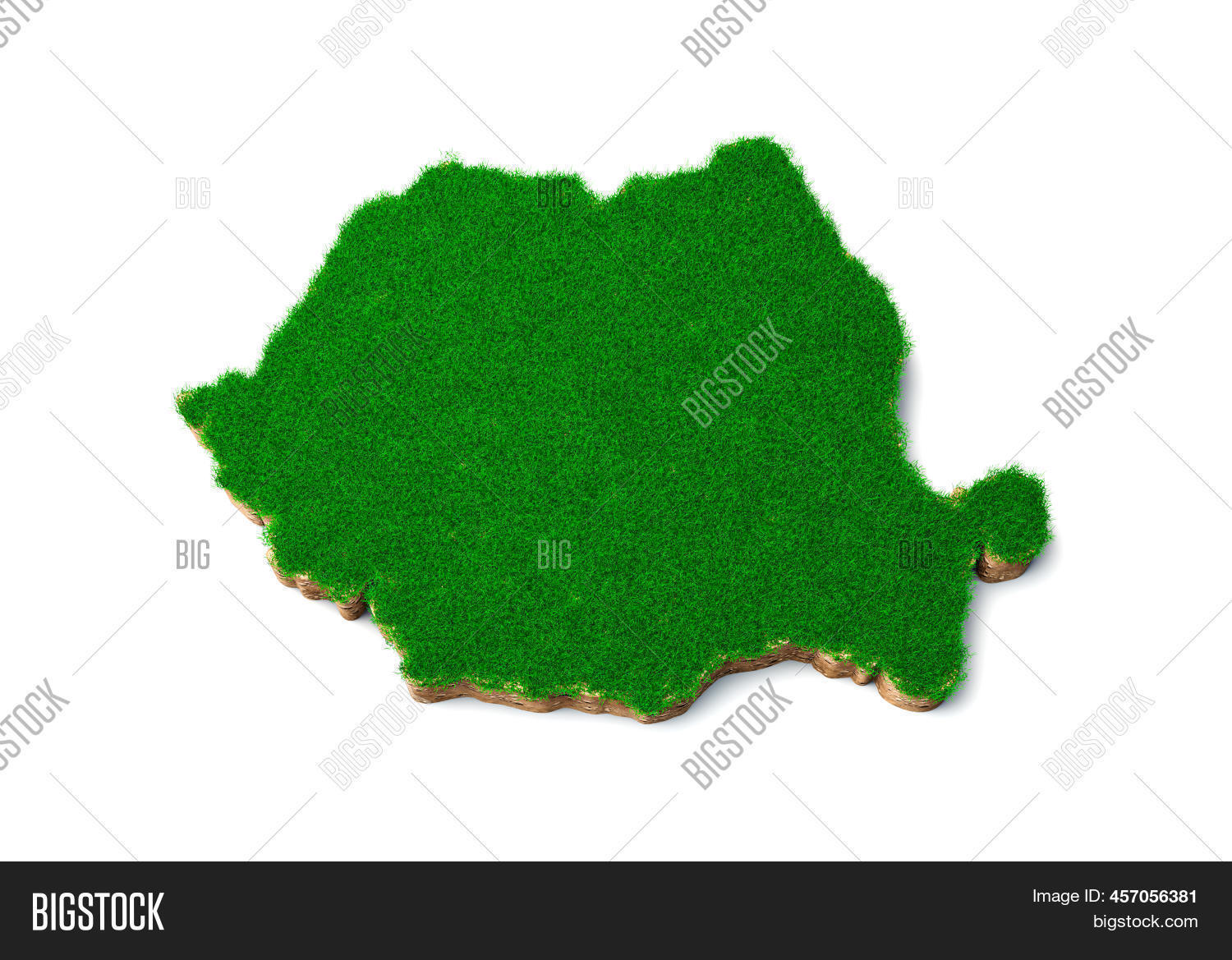 Romania Map Soil Land Image & Photo (Free Trial) | Bigstock