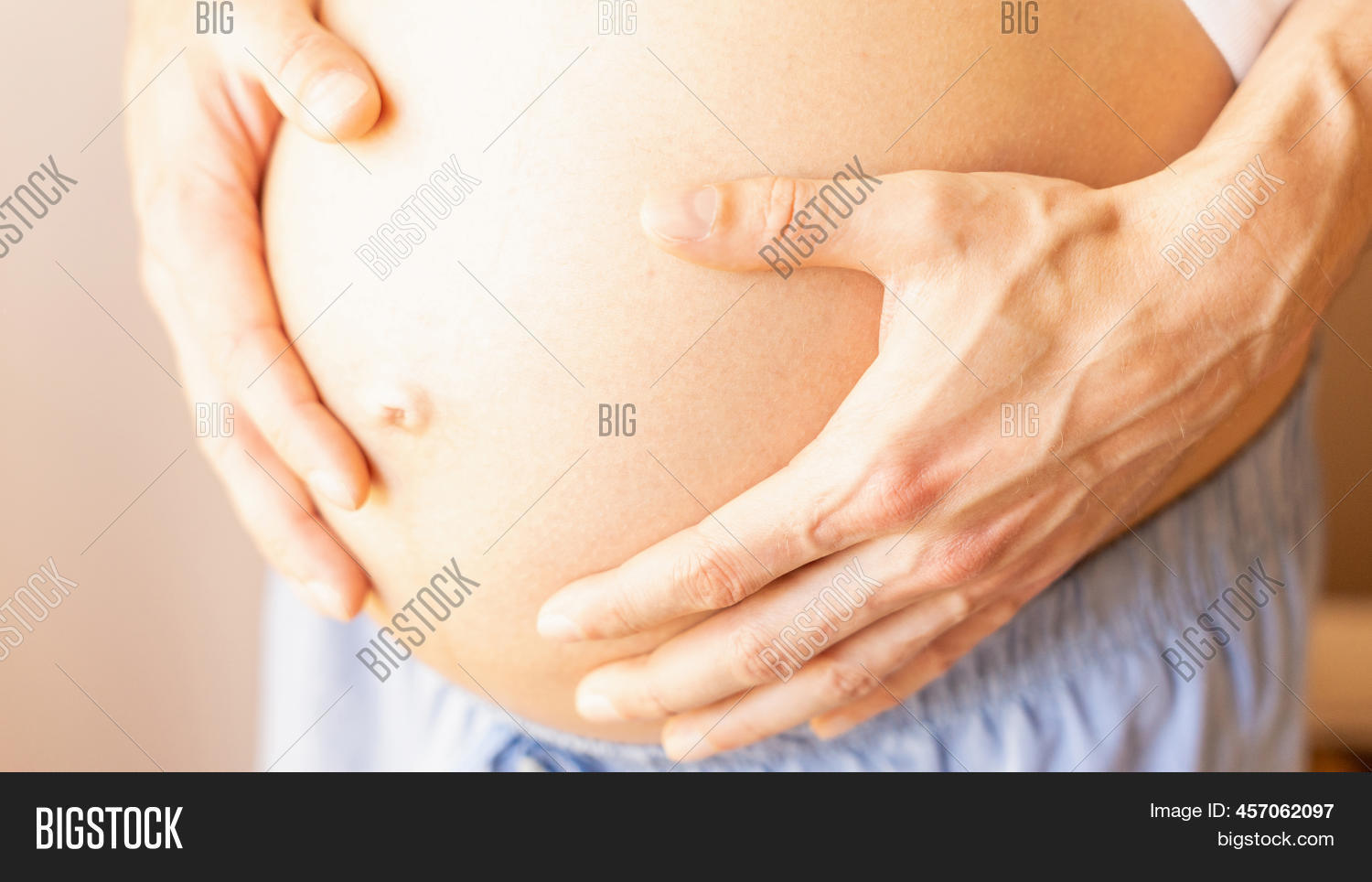 Belly Hands Pregnant Image & Photo (Free Trial) | Bigstock