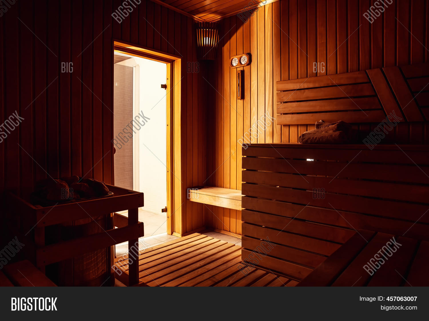 Interior Finnish Sauna Image & Photo (Free Trial) | Bigstock