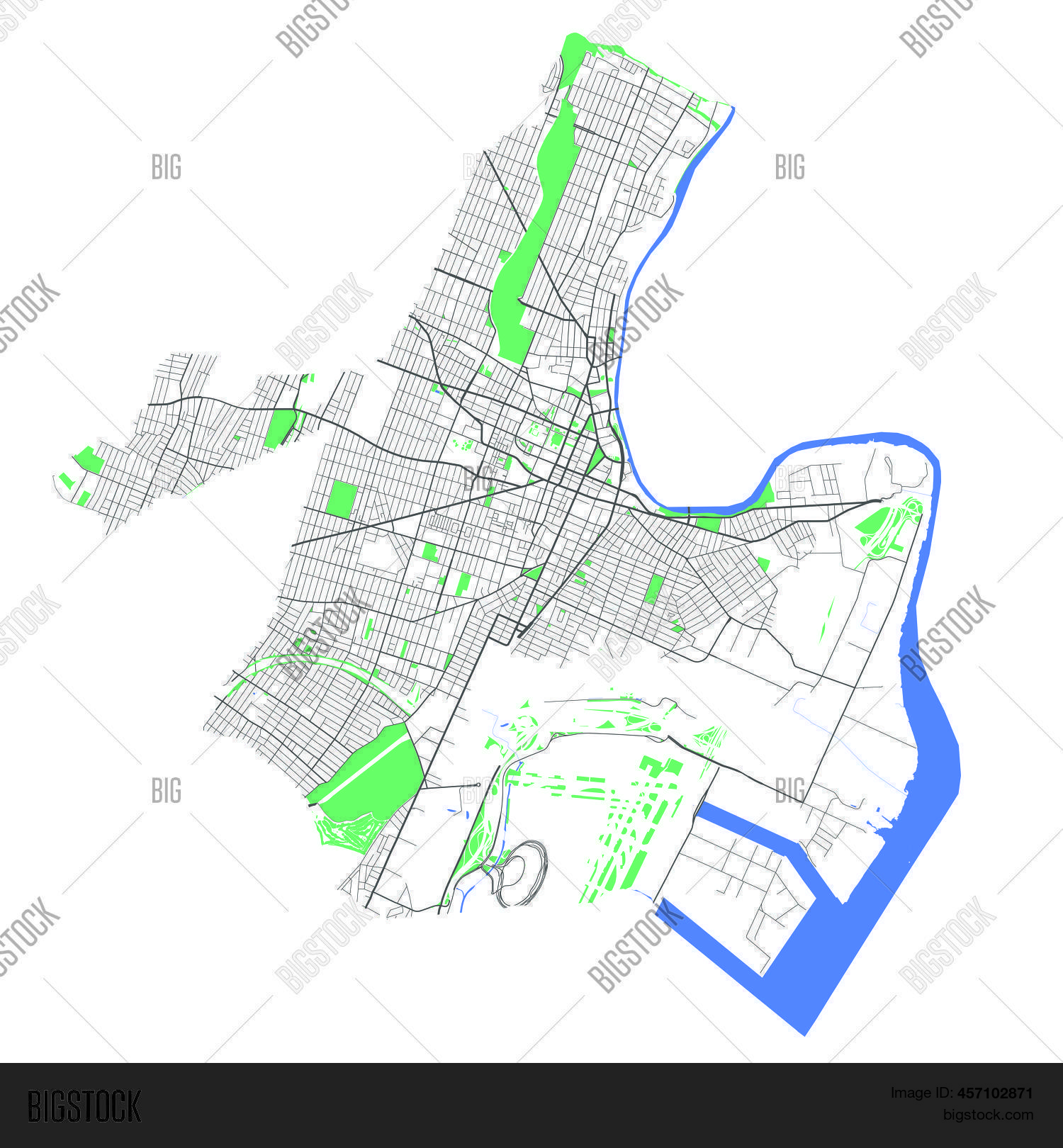 Newark Map. Detailed Vector & Photo (Free Trial) | Bigstock