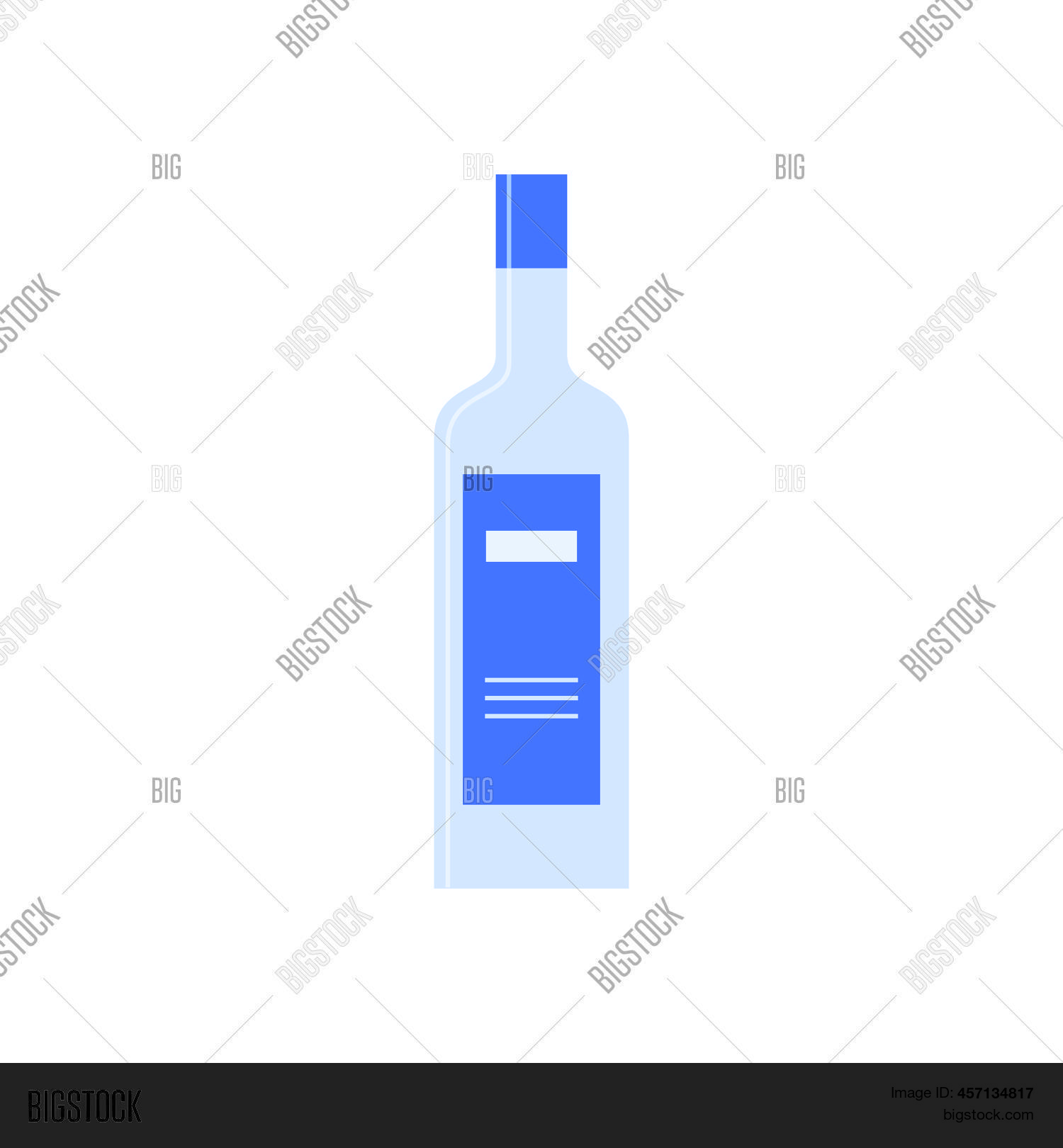 Bottle Vodka, Great Vector & Photo (Free Trial) | Bigstock