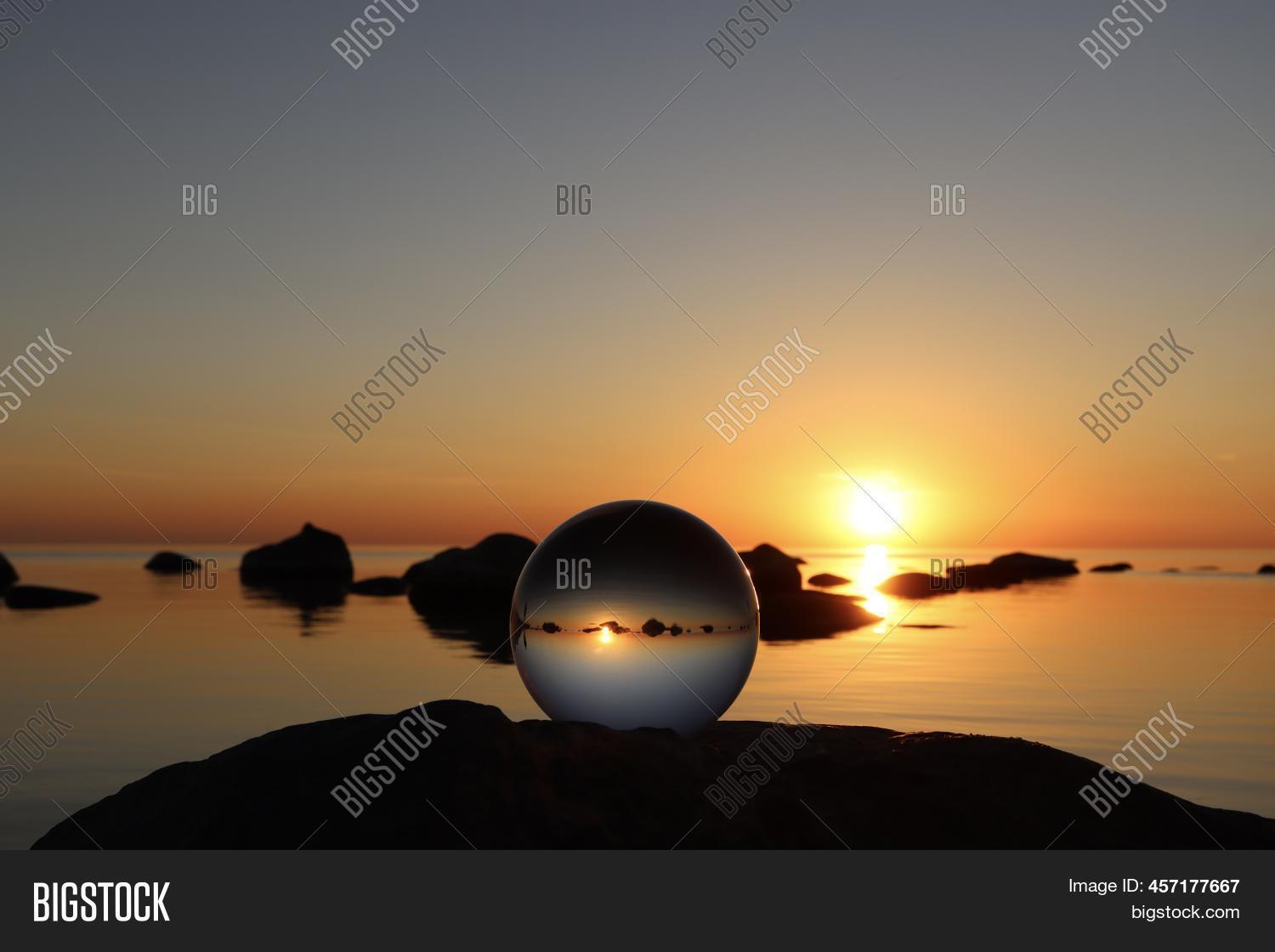 Crystal Ball On Rocky Image & Photo (Free Trial) | Bigstock