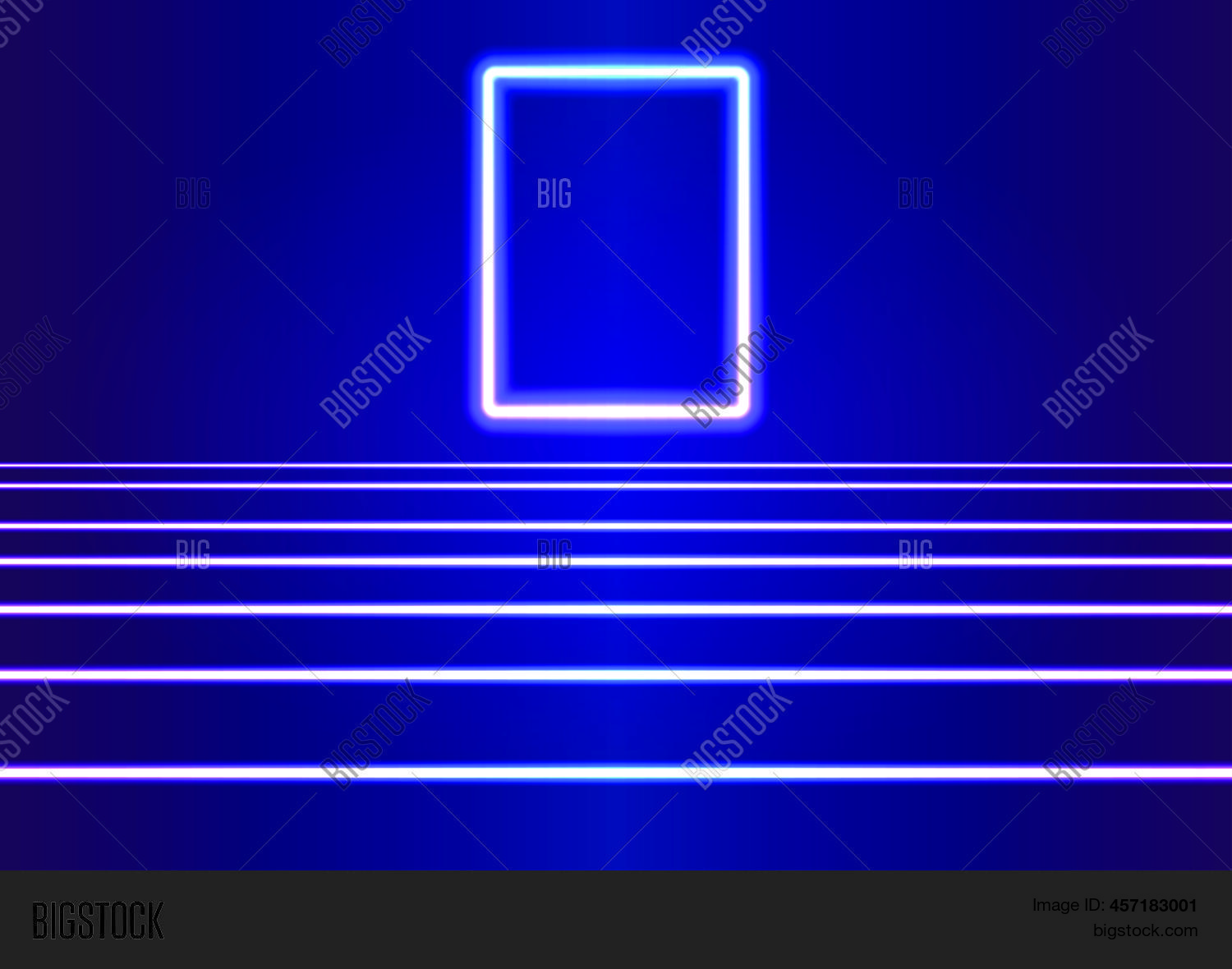 Neon Light Rectangle Vector & Photo (Free Trial) | Bigstock